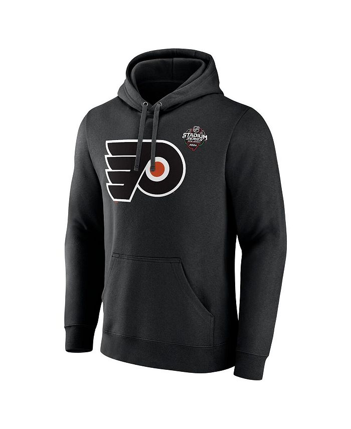 Fanatics Men's Black Philadelphia Flyers 2024 NHL Stadium Series Logo ...