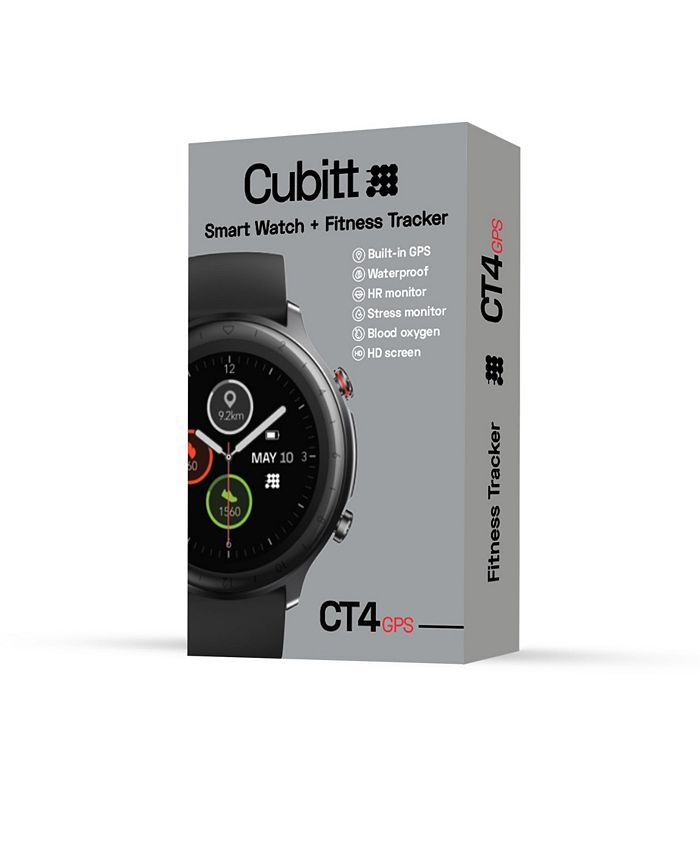Cubitt CT4 GPS Smart watch / Fitness Tracker Rubber Strap for Men and ...