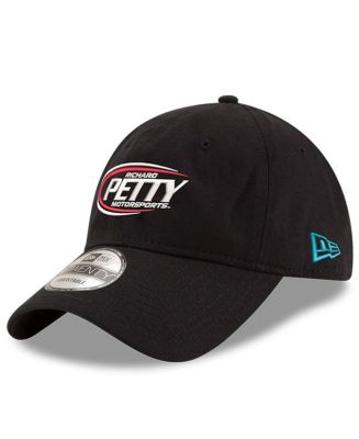 Men's New Era Black Richard Petty Motorsports Enzyme Washed 9TWENTY ...