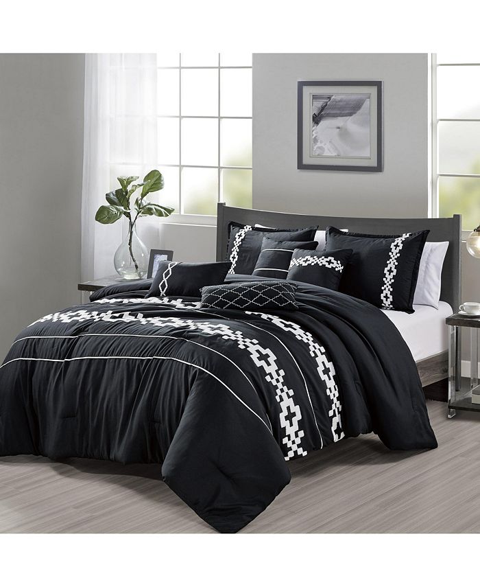 MarCielo 7 PCS Bedding Comforter Set Myisha -King - Macy's