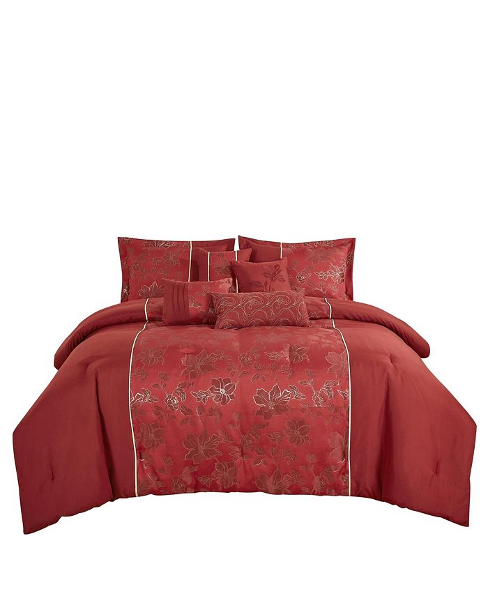 MarCielo 7 PCS Bedding Comforter Set Dalia - Queen - Macy's