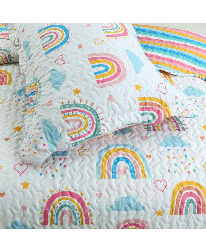 MarCielo Kids Girls Quilt Set Bedspread Coverlet Set A82 - Twin - Macy's