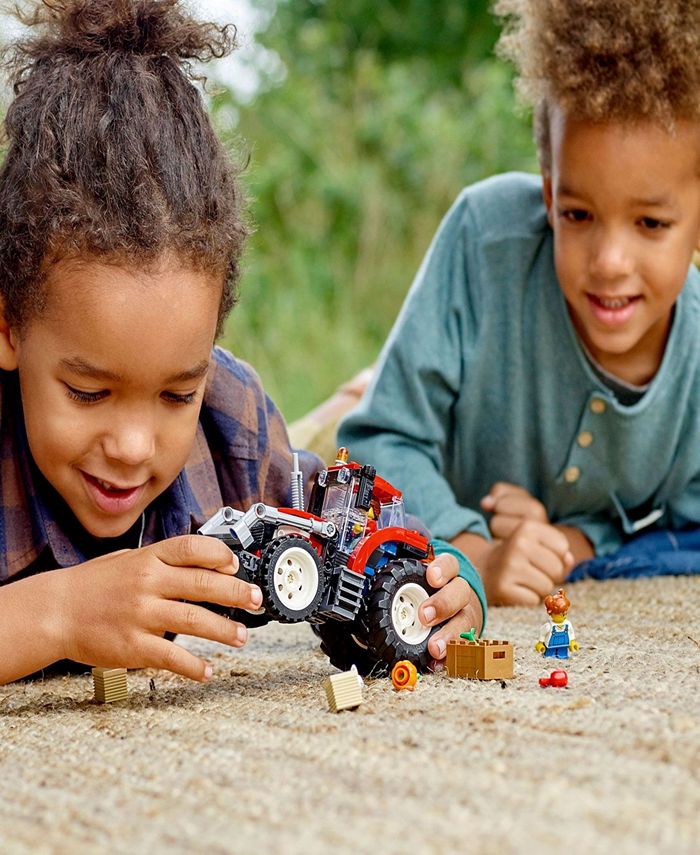 LEGO® City 60287 Tractor Toy Building Set with Farmer Minifigures - Macy's