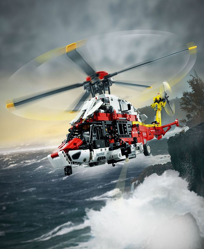 LEGO® Technic Airbus H175 Rescue Helicopter 42145 Toy Building Set - Macy's