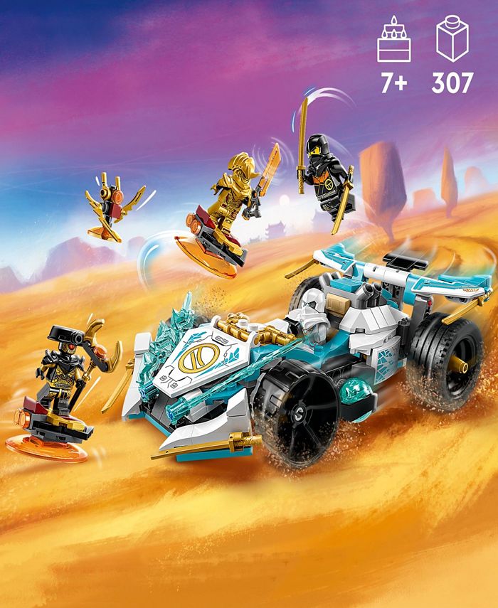 LEGO® Ninjago 71791 Zane’s Dragon Power Spinjitzu Race Car Toy Building ...