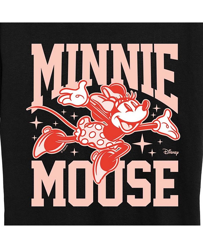 Hybrid Apparel Air Waves Trendy Plus Size Minnie Mouse Graphic T Shirt