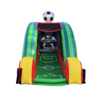 JumpOrange Inflatable Soccer Game (with Blower and Foam Soccer Ball ...