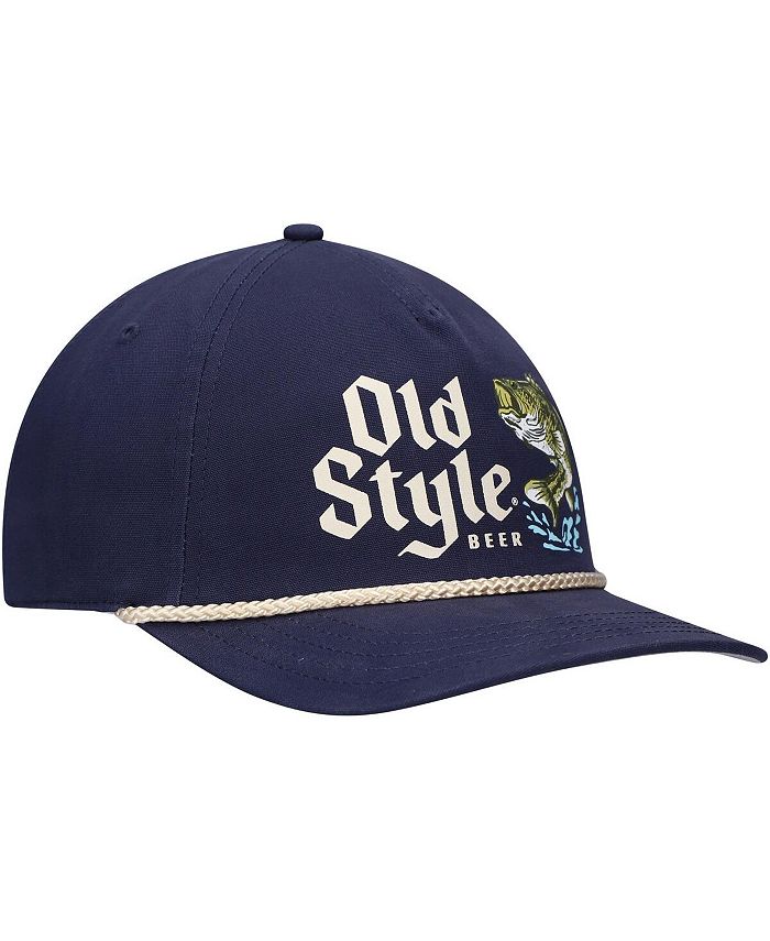 American Needle Men's Navy Old Style Canvas Cappy Trucker Adjustable ...