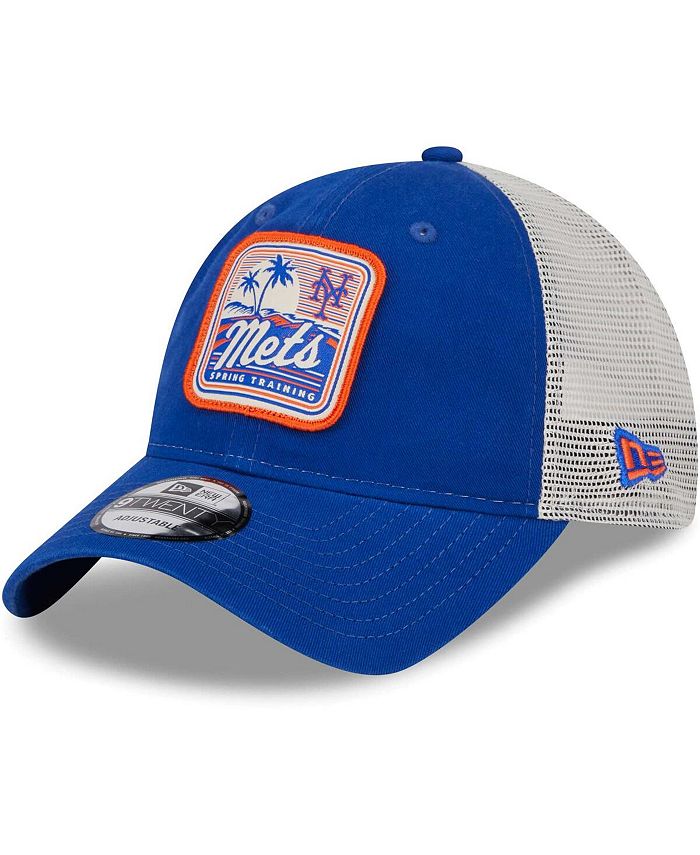 New Era Men's Royal, White New York Mets Spring Training Striped ...