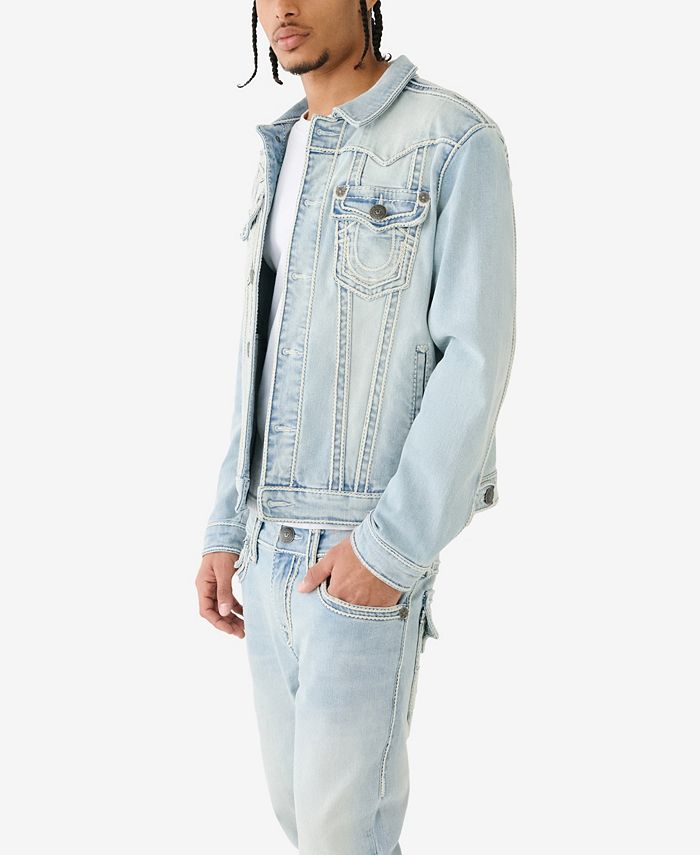 True Religion Men's Jimmy Rope Stitch Jacket - Macy's