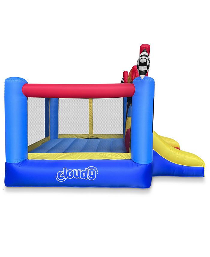 Cloud 9 Race Car Track Bounce House with Blower - Inflatable Bouncer ...