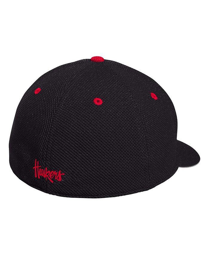 adidas Men's Black Nebraska Huskers On-Field Baseball Fitted Hat - Macy's