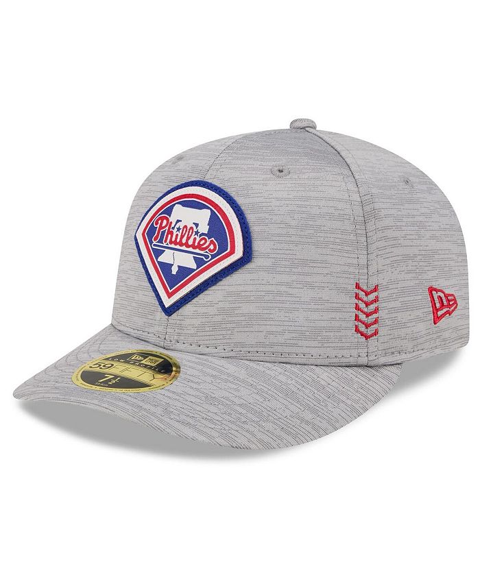 New Era Men's Gray Philadelphia Phillies 2024 Clubhouse Low Profile ...