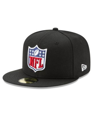 Men's New Era Black NFL Shield Logo 59FIFTY Fitted Hat - Macy's
