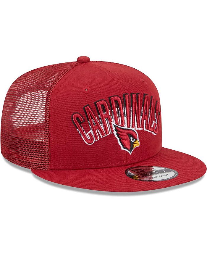 New Era Men's Cardinal Arizona Cardinals Grade Trucker 9FIFTY Snapback ...