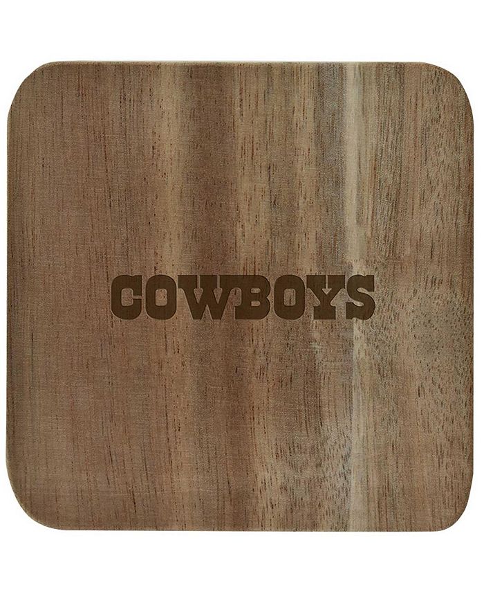 Memory Company The Dallas Cowboys 6-Pack Acacia Wood Coaster Set - Macy's