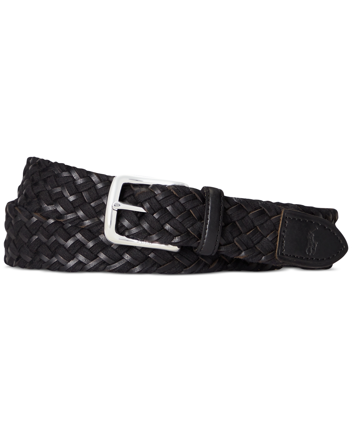 Click here for Polo Ralph Lauren Mens Braided Leather & Cotton Be... prices