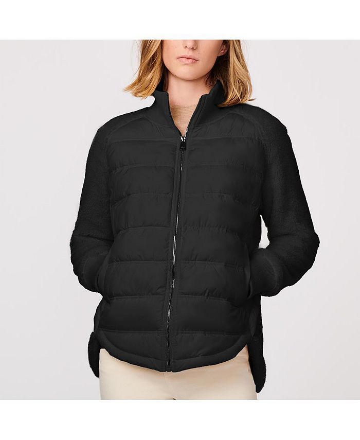 Bernardo Women's Light Weight Faux Fur Combo Jacket - Macy's