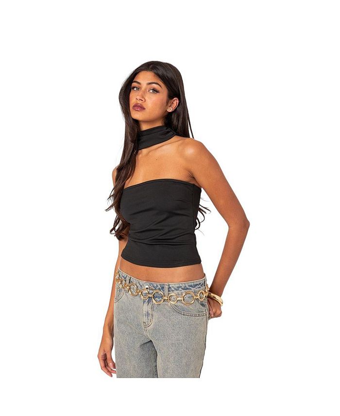 Edikted Women's Alyssia choker top - Macy's