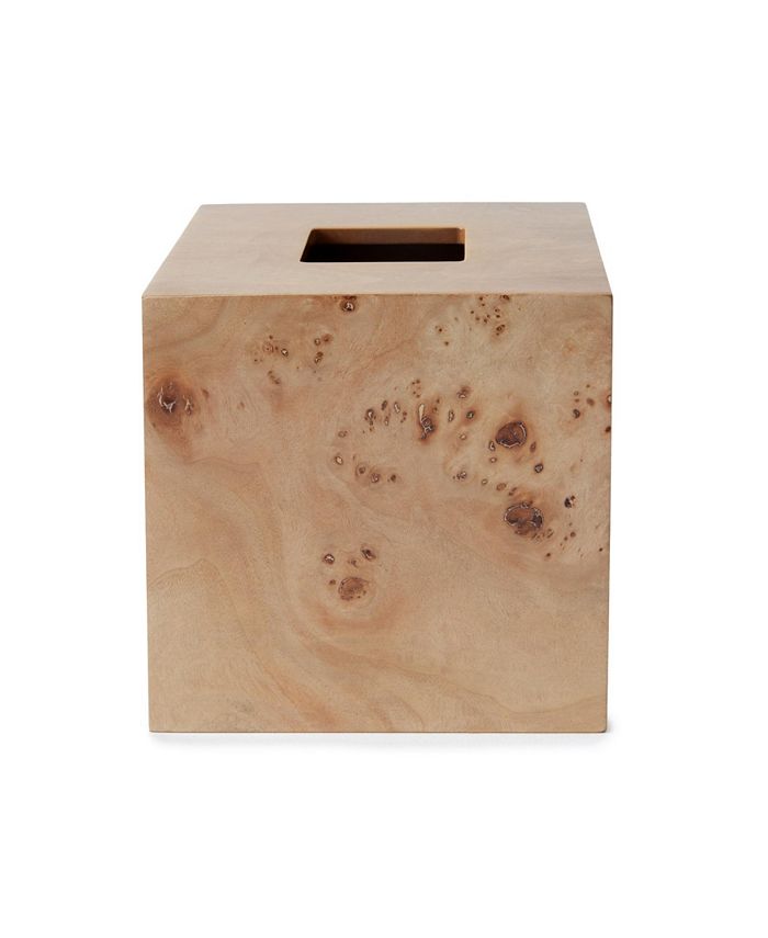 Cassadecor Petra Burl Wood Tissue Cover - Macy's
