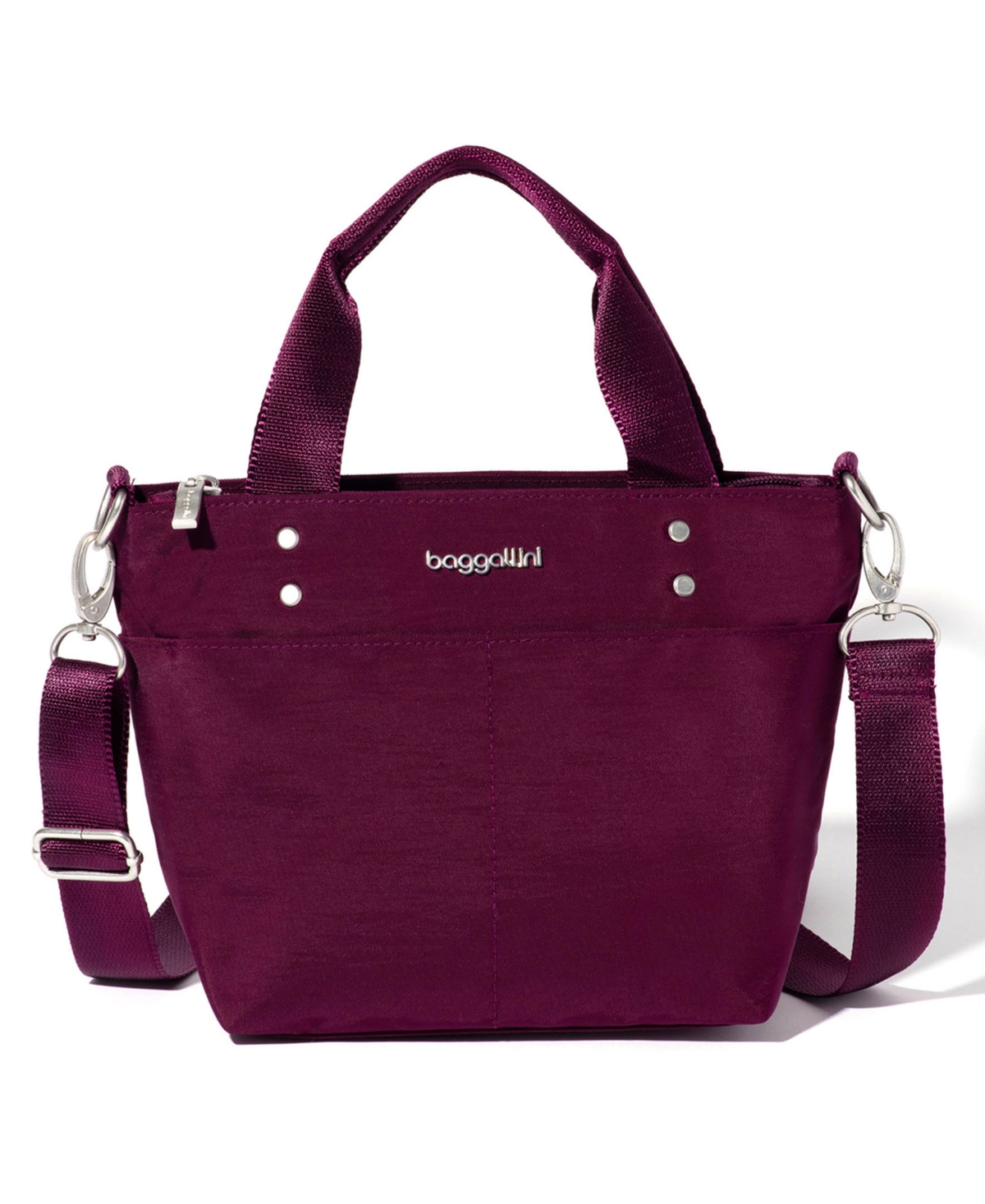 Click here for Baggallini Mini Carryall Tote - Mulberry prices