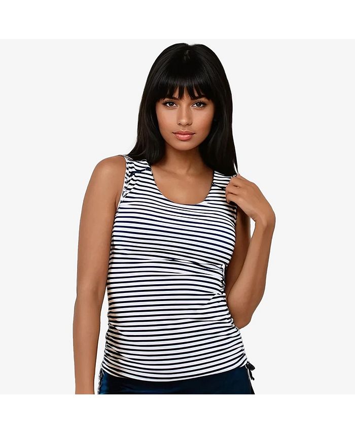 Calypsa Women's Closed Back Maya Swim Top - Macy's