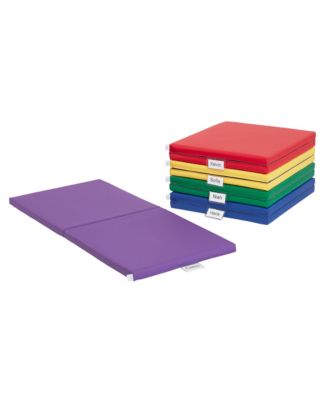SoftZone ECR4Kids Folding Rainbow Rest Mats, Contemporary, 5-Piece - Macy's