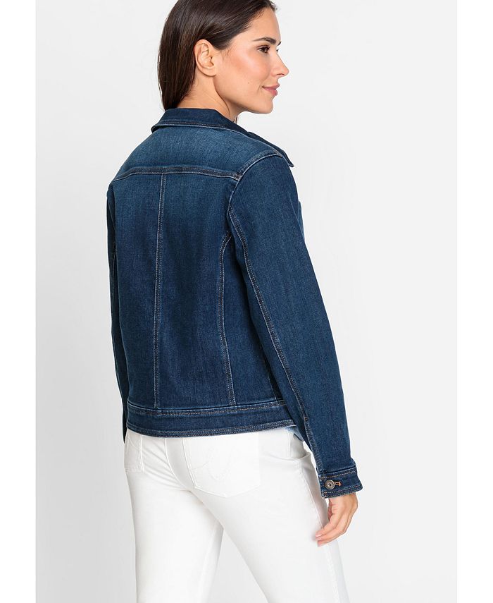 Olsen Women's Power Stretch Denim Jacket - Macy's