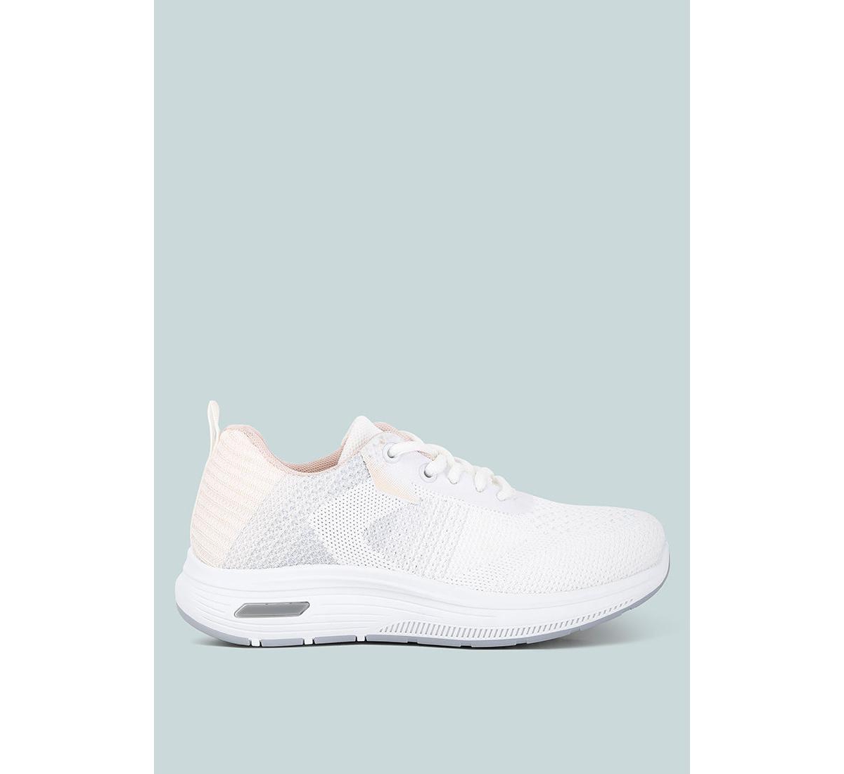 Click here for synthia contrasting chunky sneakers - White prices