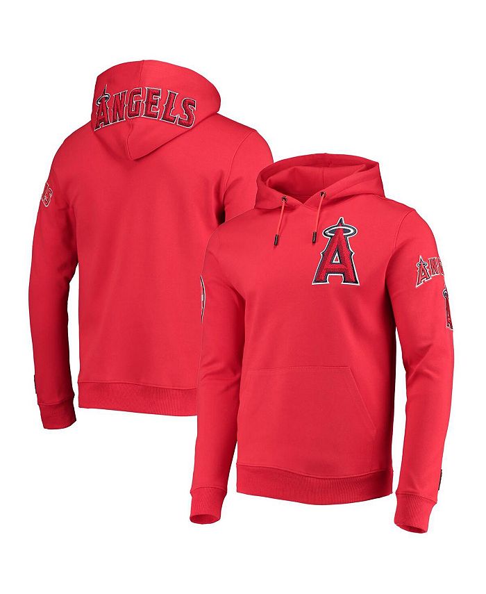 Pro Standard Men's Red Los Angeles Angels Team Logo Pullover Hoodie ...