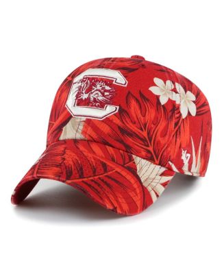 Men's '47 Brand Garnet South Carolina Gamecocks Tropicalia Clean Up ...