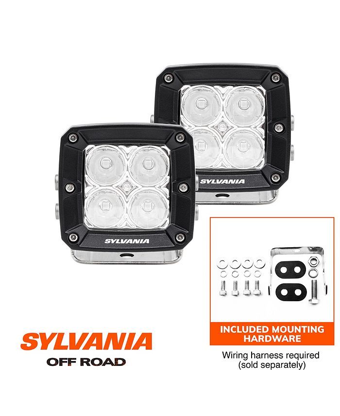 Sylvania - Ultra 3 Inch Cube LED Light Pod - Spot Light 2360 Raw Lumens ...