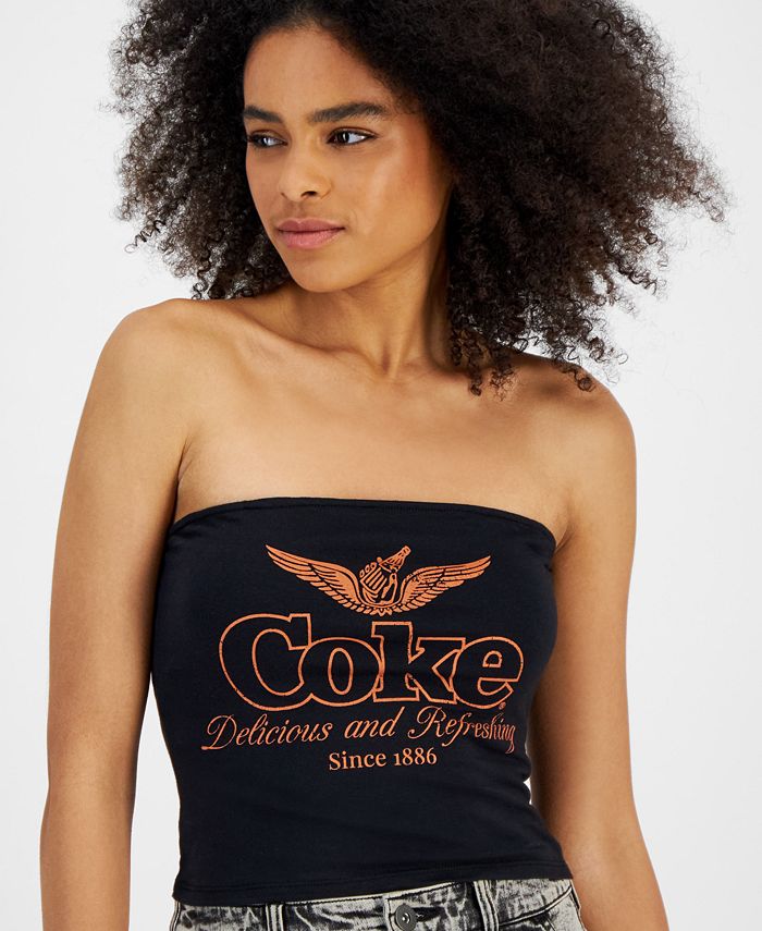 Grayson Threads, The Label Juniors' Coca Cola Graphic Tube Top - Macy's