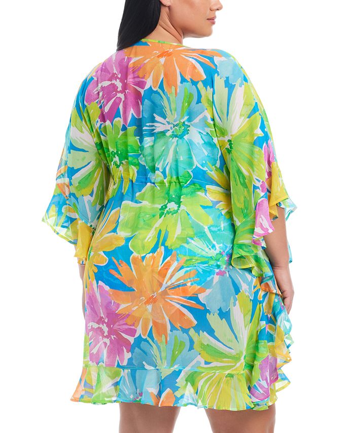 Bleu by Rod Beattie Plus Size Open-Front Caftan - Macy's