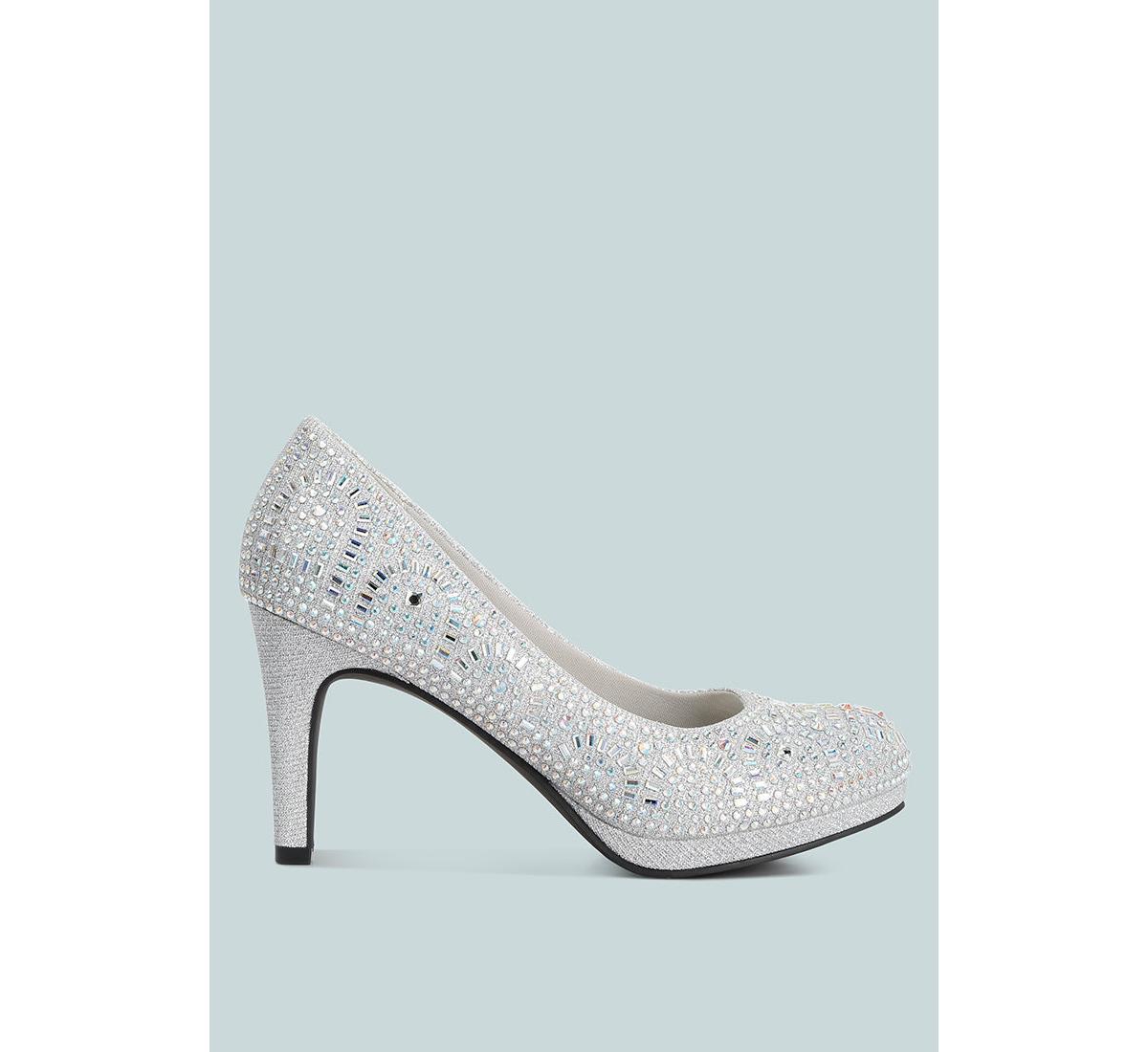 Click here for jolly exquisite rhinestone-embellished stiletto pu... prices