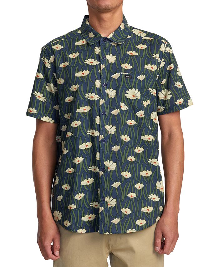RVCA Men's Rvgazi Short Sleeve Shirt - Macy's