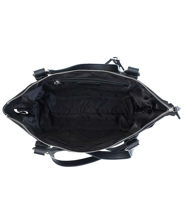 Mancini Pebble Amelia Leather Crossbody Handbag - Macy's