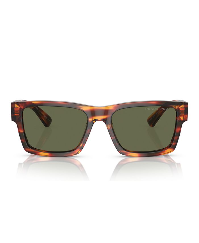 PRADA Rectangular Men's Sunglasses, PR 25ZS - Macy's