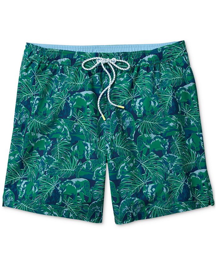 Bonobos Men's Riviera UPF 50+ Printed 7" Swim Trunks - Macy's