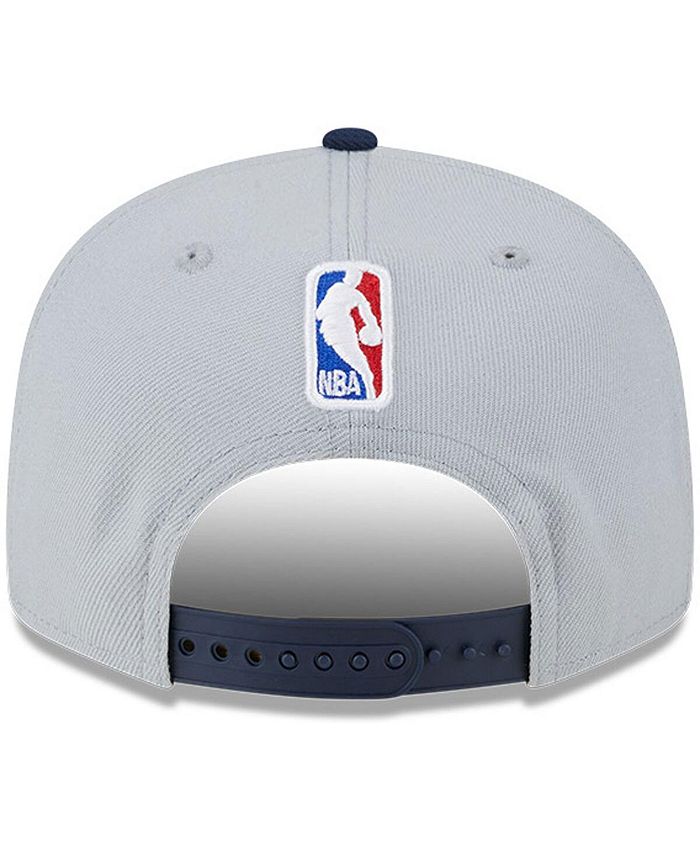 New Era Men's Gray, Navy Memphis Grizzlies Tip-Off Two-Tone 9FIFTY Snapback Hat - Macy's
