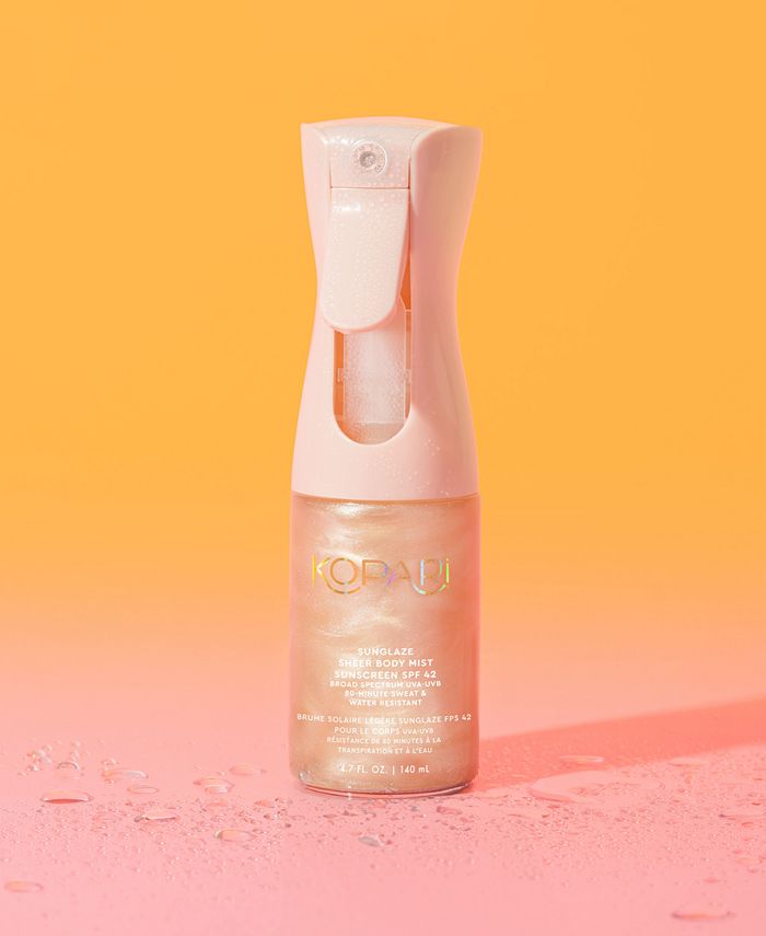 Kopari Beauty Sunglaze Sheer Body Mist Sunscreen SPF 42, 4.7 oz. - Macy's