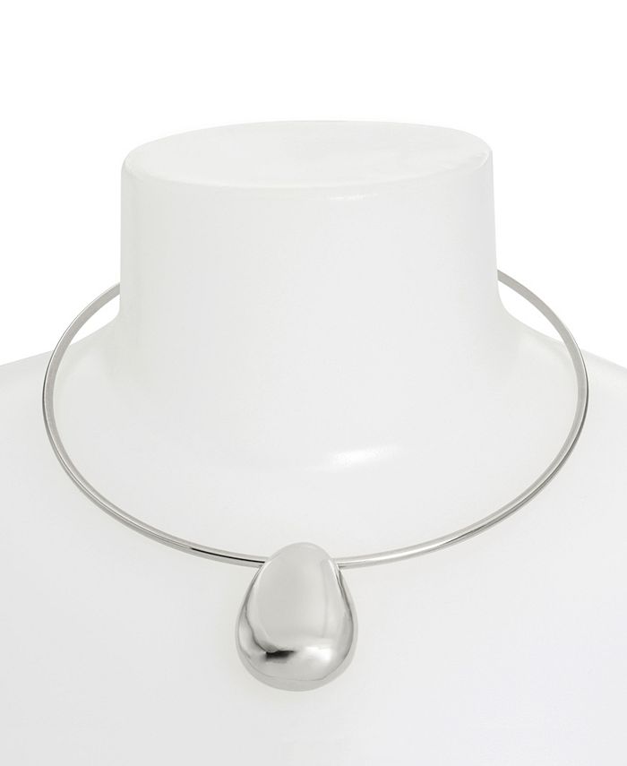 Robert Lee Morris Soho Dome Pendant Wire Necklace - Macy's