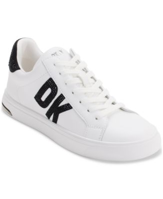 DKNY Abeni Rhinestone Logo Low Top Sneakers - Macy's