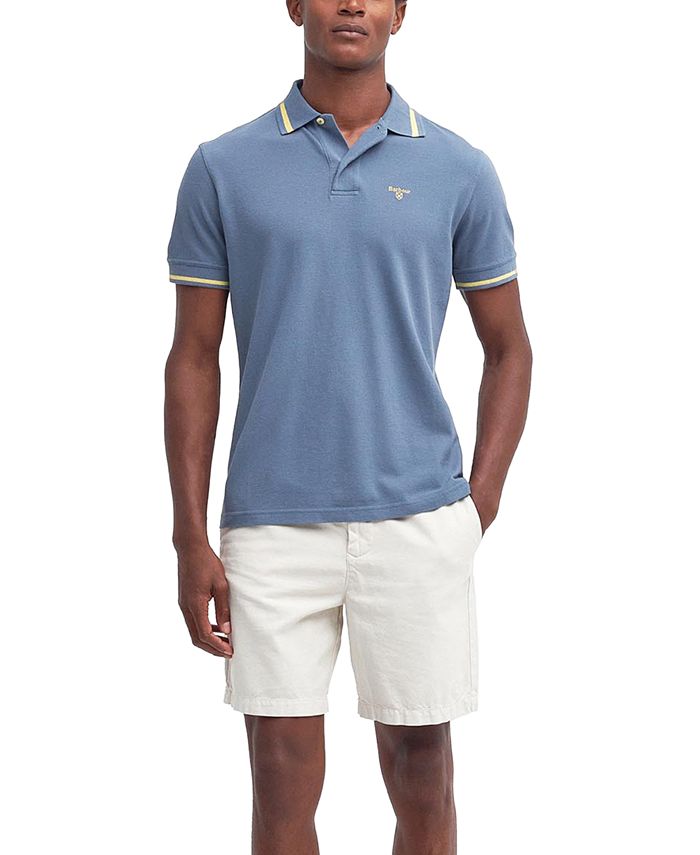 Barbour Men's Newbridge Tipped Piqué Polo Shirt - Macy's