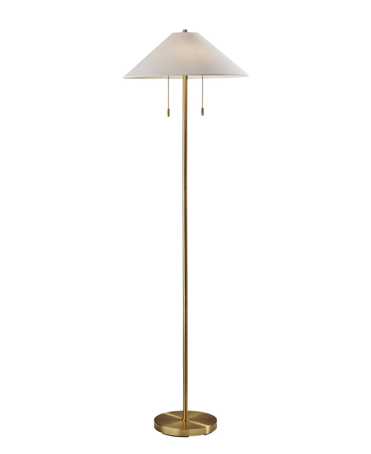 Click here for Adesso 60.5 Claremont Floor Lamp - Antique-Like Br... prices