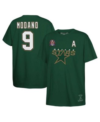 Big Boys Mitchell & Ness Mike Modano Kelly Green Dallas Stars Name and ...