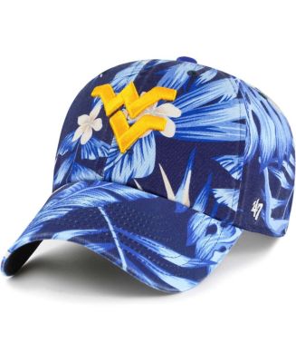 Men's '47 Brand Navy West Virginia Mountaineers Tropicalia Clean Up ...