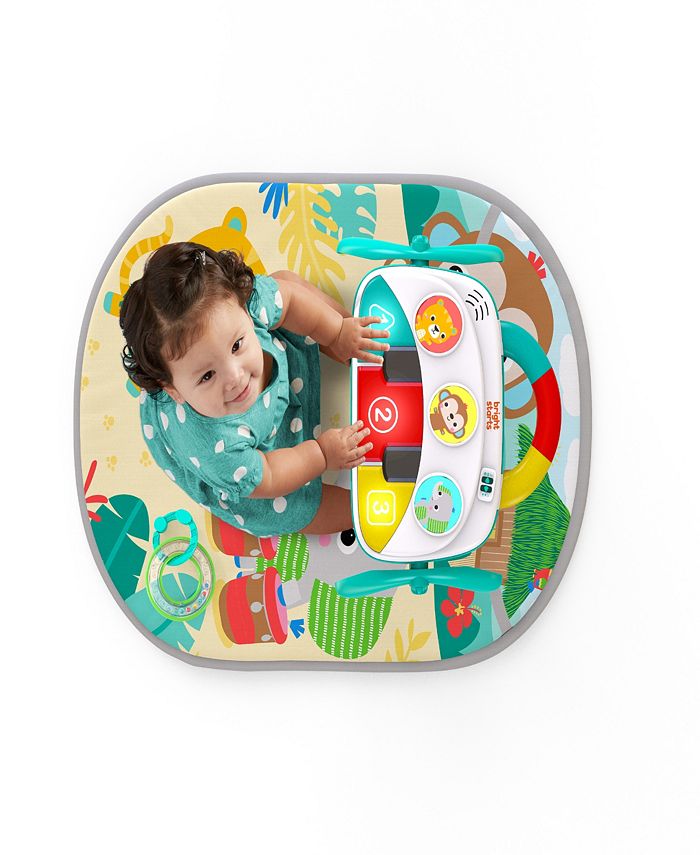 Bright Starts 4-in-1 Groovin’ Kicks™ Piano Drum Kick Gym - Tropical ...