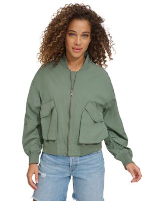 Levi's® Women's Lightweight Techy Bomber Jacket - Macy's