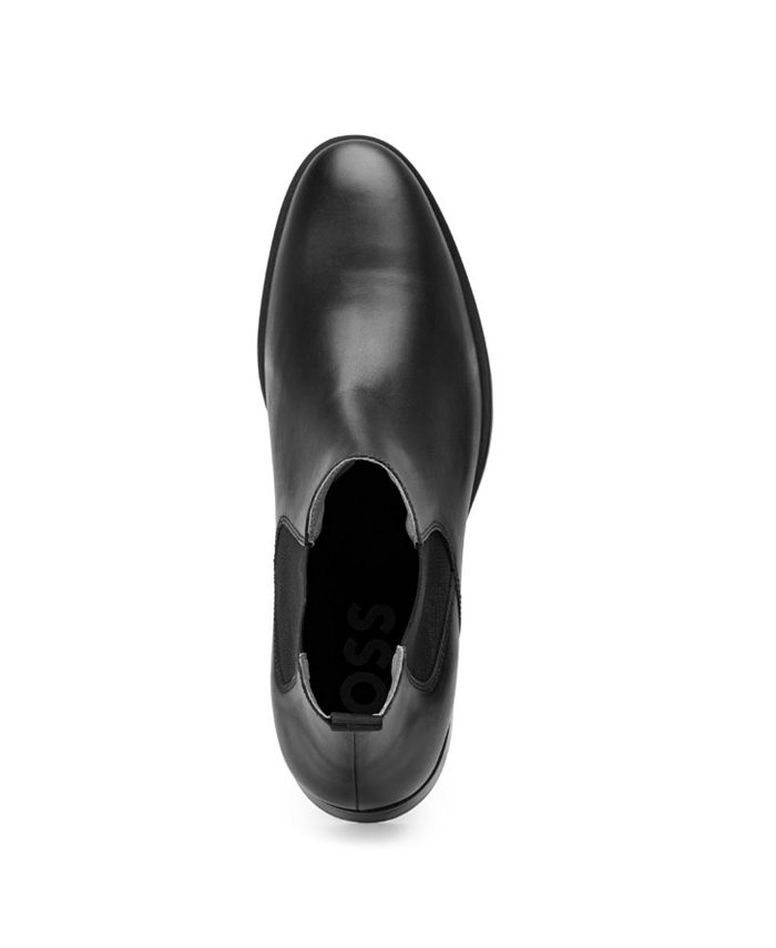 Hugo Boss Men's Colby Leather Chelsea Slip On Boot - Macy's